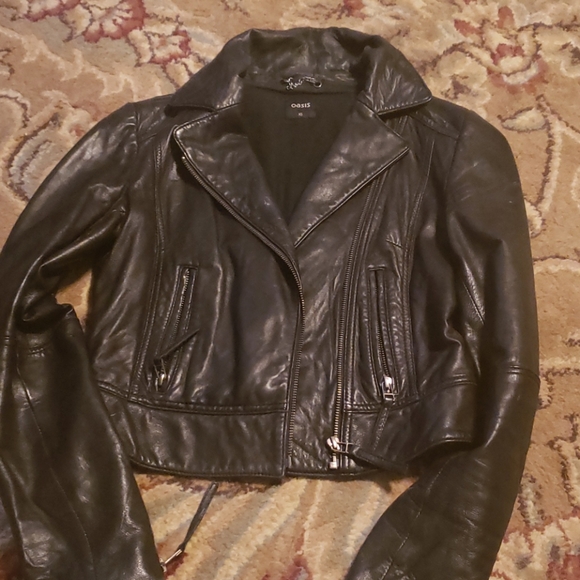 Oasis | Jackets & Coats | Oasis Leather Jacket Xs Butter Soft | Poshmark